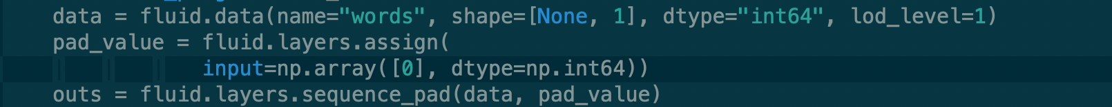 使用sequence_pad遇到问题 · Issue #32284 · PaddlePaddle/Paddle · GitHub