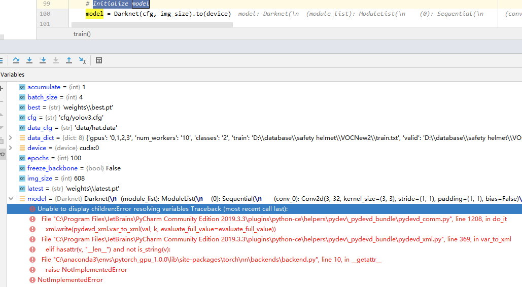 Initialize model raise NotImplementedError · Issue #1209 · ultralytics ...