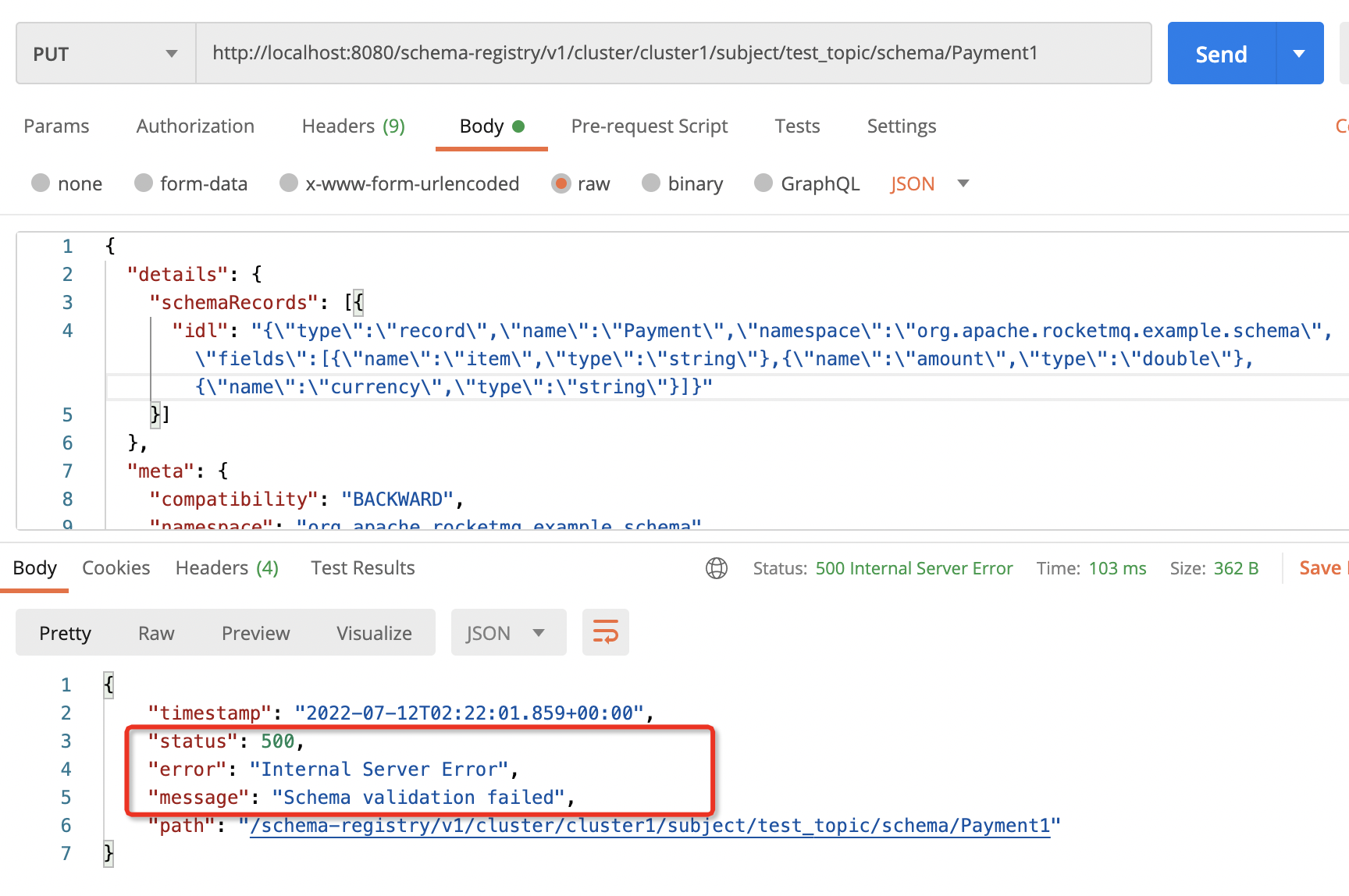 SchemaController optimize · Issue #2 · apache/rocketmq-schema-registry · GitHub