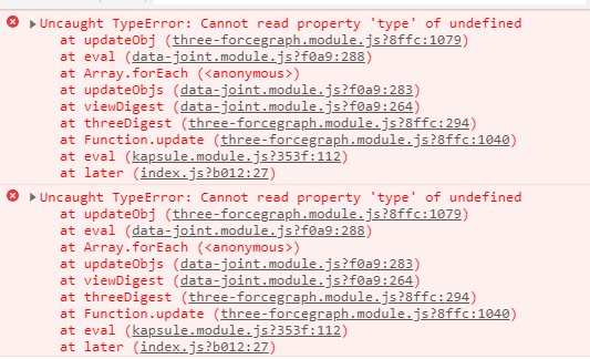 Nodethreeobject Has To Be A Mesh · Issue 171 · Vasturianoreact Force Graph · Github