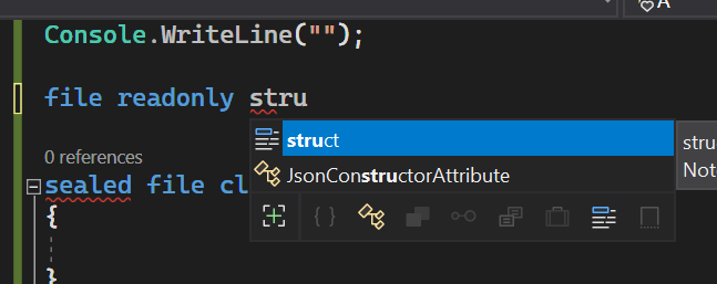 Missing suggestions after `file` keyword · Issue #66319 · dotnet/roslyn · GitHub