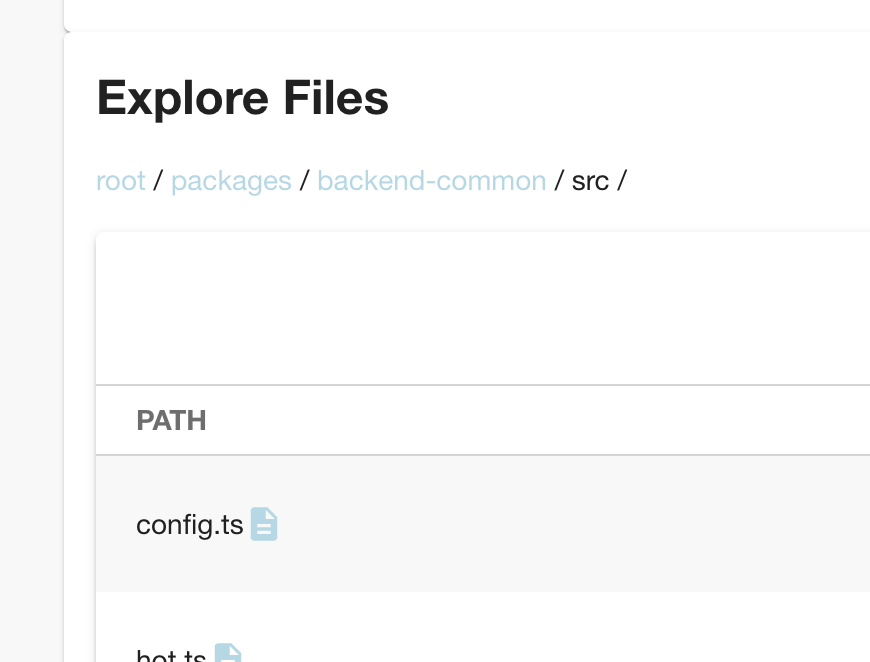 In code coverage plugin, the Explore Files bread crumb links do not ...
