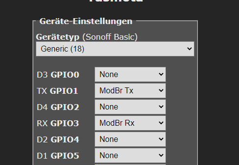 Modbus Bridge · arendst Tasmota · Discussion #18448 · GitHub