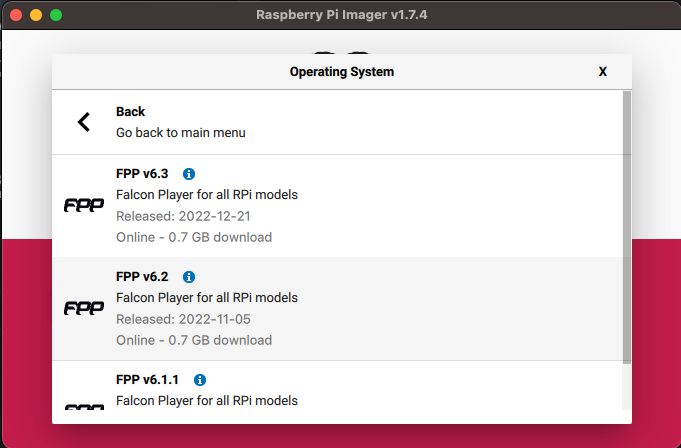 Submit FPP for inclusion in Raspberry Pi rpi-imager OS list · Issue #1308 · FalconChristmas/fpp ...