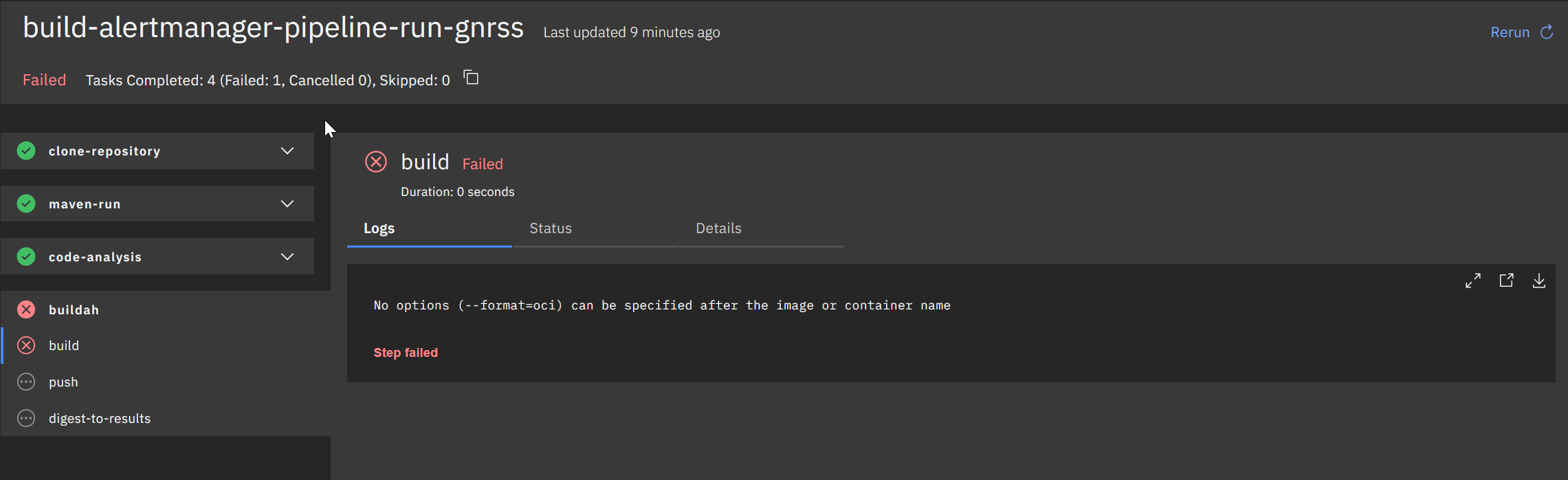 Buildah & BUILD_EXTRA_ARGS · Issue #978 · tektoncd/catalog · GitHub