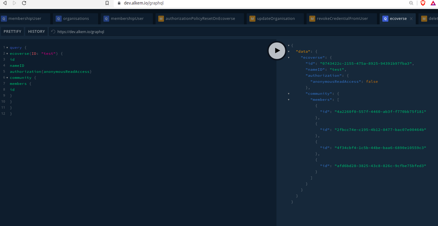 BUG: Querying private Ecoverse, always returns "anonymousReadAccess":""true · Issue #1374 ...