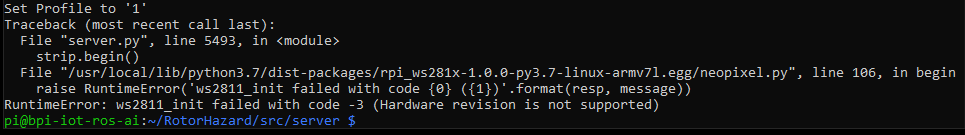 Error with LEDs rpi_ws281 library when python3 is being used · Issue #484 · RotorHazard ...
