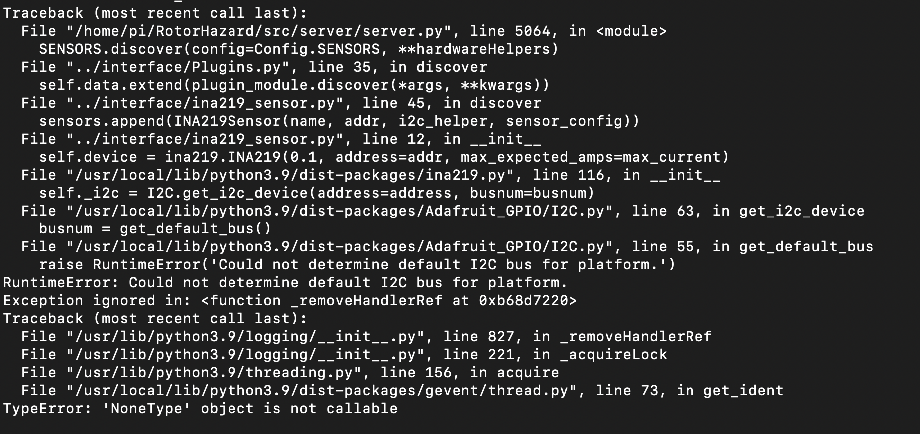 Weird issues with Adafruit_GPIO on the newest Raspbian 11 (Bullseye ...