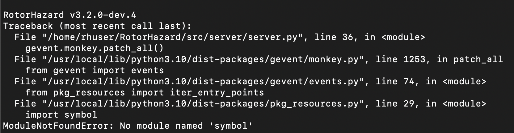 No symbol module in Python 3.10 · Issue #678 · RotorHazard/RotorHazard ...