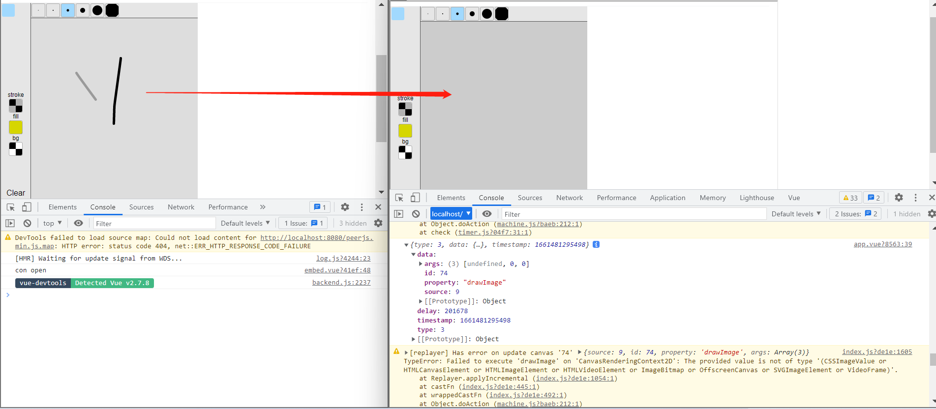 【literallycanvasjs】 It Doesnt Work ,there Are Some Warnings · Issue 978 · Rrweb Iorrweb · Github