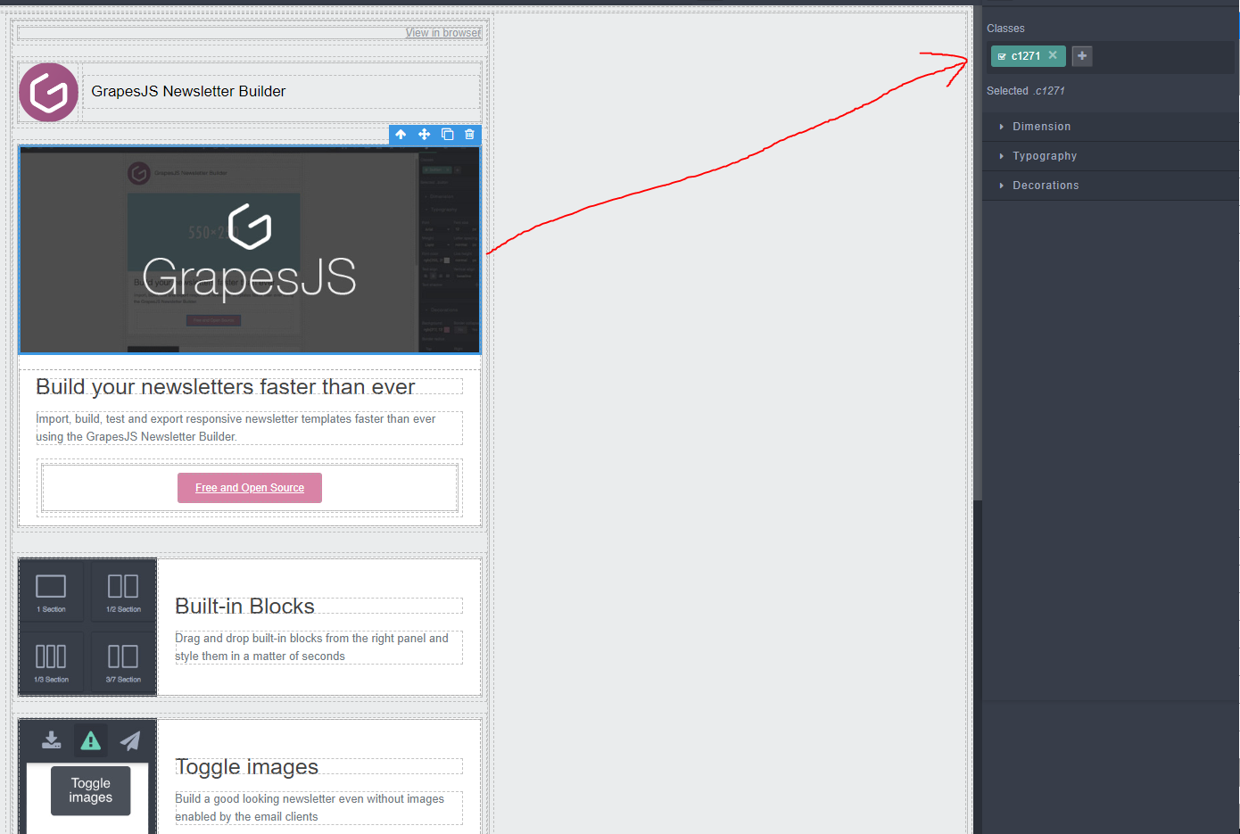 [BUG] (Un)selecting a class in the StyleManager throws a TypeError · Issue #2035 · GrapesJS ...