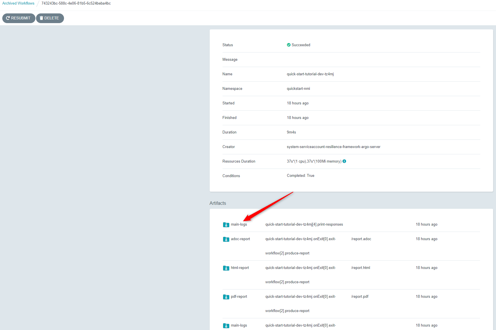Cannot Access Artifacts For An Archived Workflow From The Ui · Issue 4463 · Argoprojargo