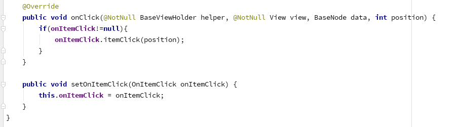 请教basenodeadapter如何在activity里面设置点击事件 · Issue 3202 · Cymchadbaserecyclerviewadapterhelper · Github 2565