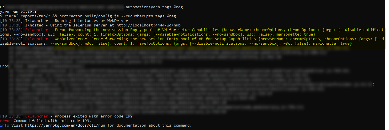 Empty pool of VM for setup Capabilities · Issue #1170 · zalando/zalenium · GitHub