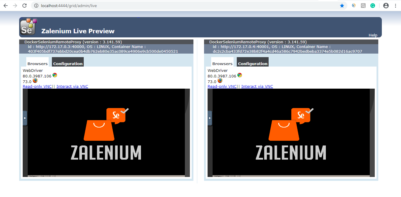 Empty pool of VM for setup Capabilities · Issue #1170 · zalando/zalenium · GitHub