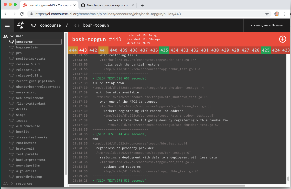 Horizontal scroll shown on build page · Issue #3982 · concourse/concourse · GitHub
