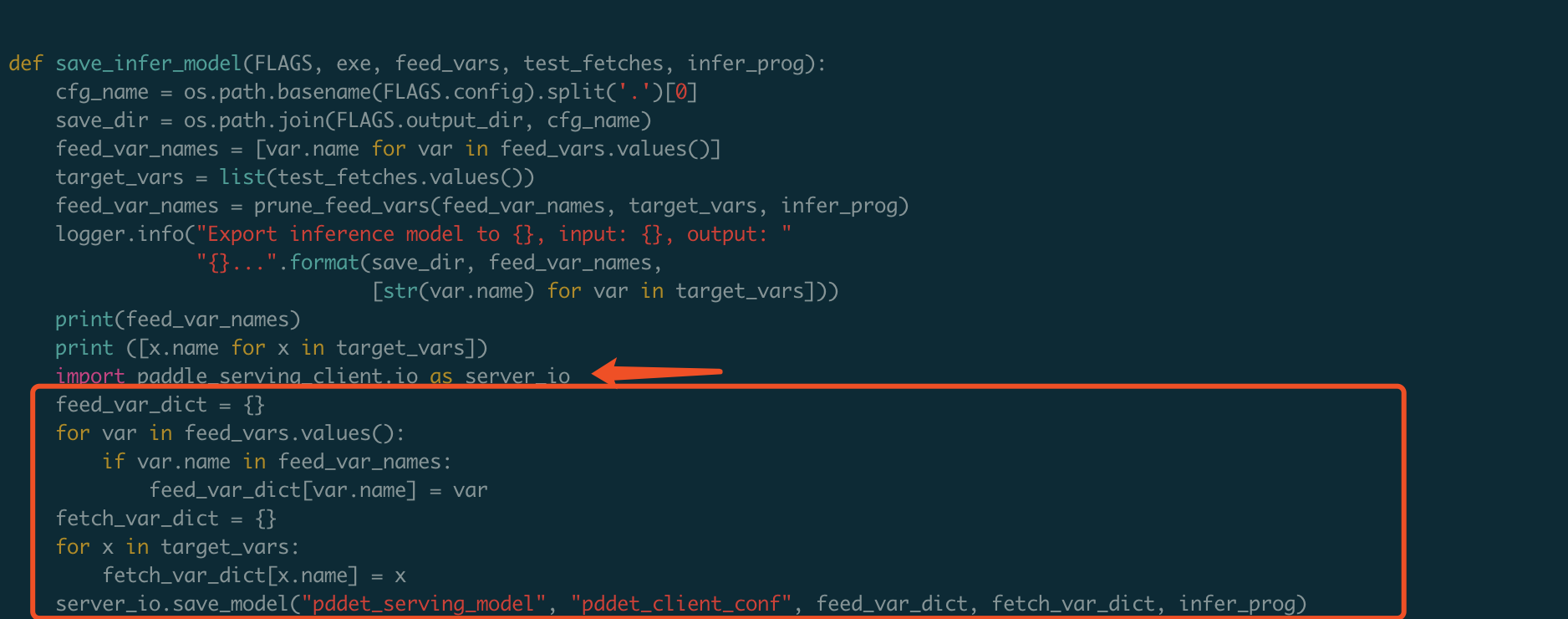 PaddleDetection训练出来的模型，如何转换成PaddlePaddle/Serving可以部署的方式，求例子，弄了好久了还是不行 · ...