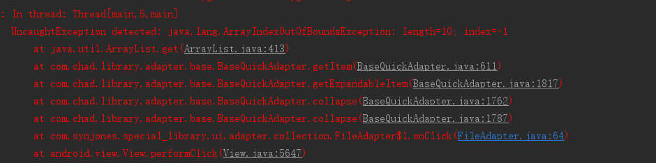数组角标越界异常 · Issue #1965 · CymChad/BaseRecyclerViewAdapterHelper · GitHub