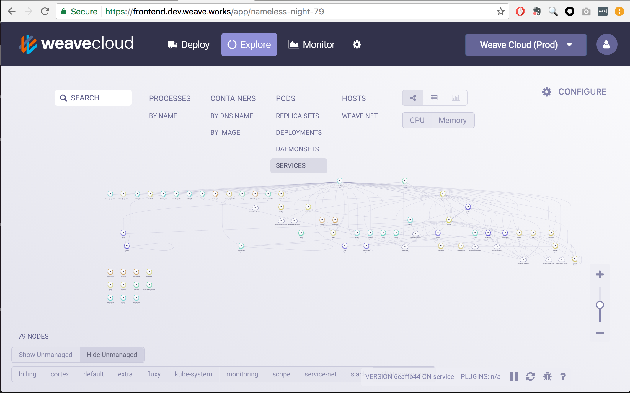 Status pane overlaps and hides namespace pane · Issue #2569 · weaveworks/scope · GitHub