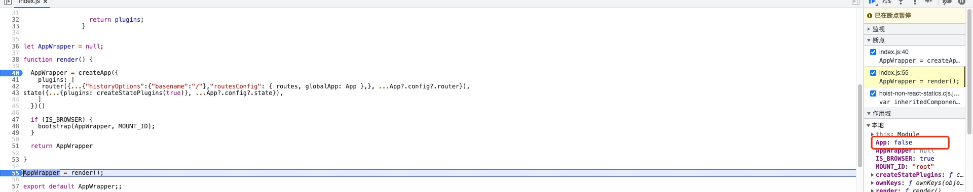 使用 Modern Jscreate 创建新项目，开启约定式路由，uncaught Referenceerror Process Is Not Defined · Issue 465 4654