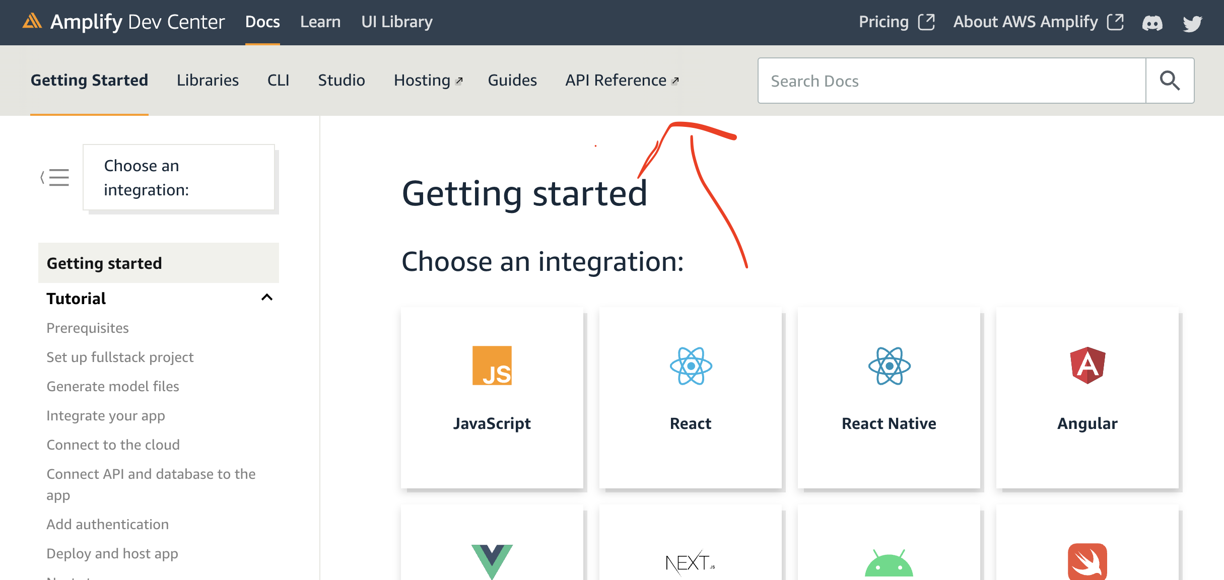 Add Secondary Nav To Docs Home Page · Issue 4732 · Aws Amplifydocs · Github