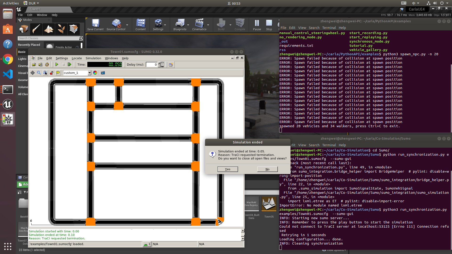 Co-simulation problem with Sumo · Issue #3232 · carla-simulator/carla · GitHub