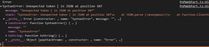 Error fetching page details · Issue #125 · pnp/pnpjs · GitHub