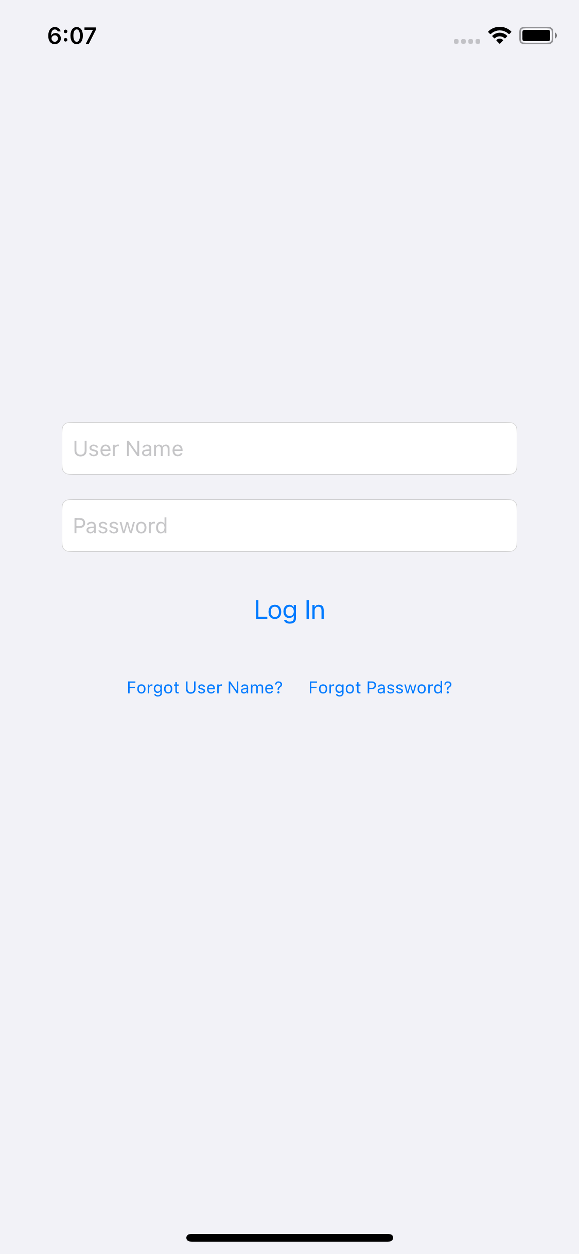 GitHub - nikktro/LoginApp: The first screen of the LoginViewController is responsible for user ...