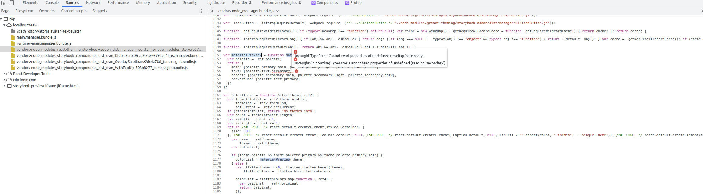 White Screen After Adding The Addon · Issue 19 · React Theming Storybook Addon · Github
