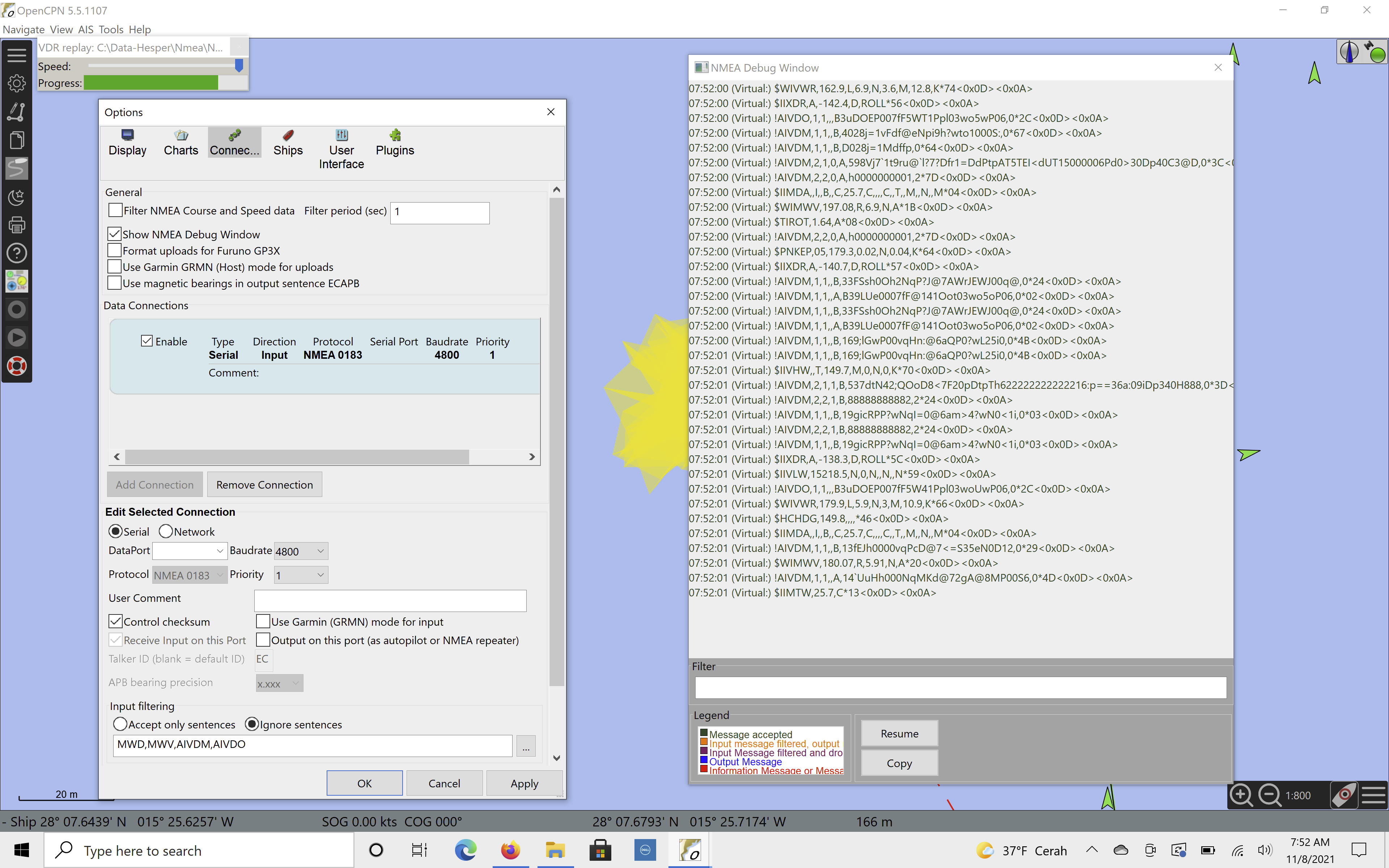VDR filtering · Issue #2470 · OpenCPN/OpenCPN · GitHub