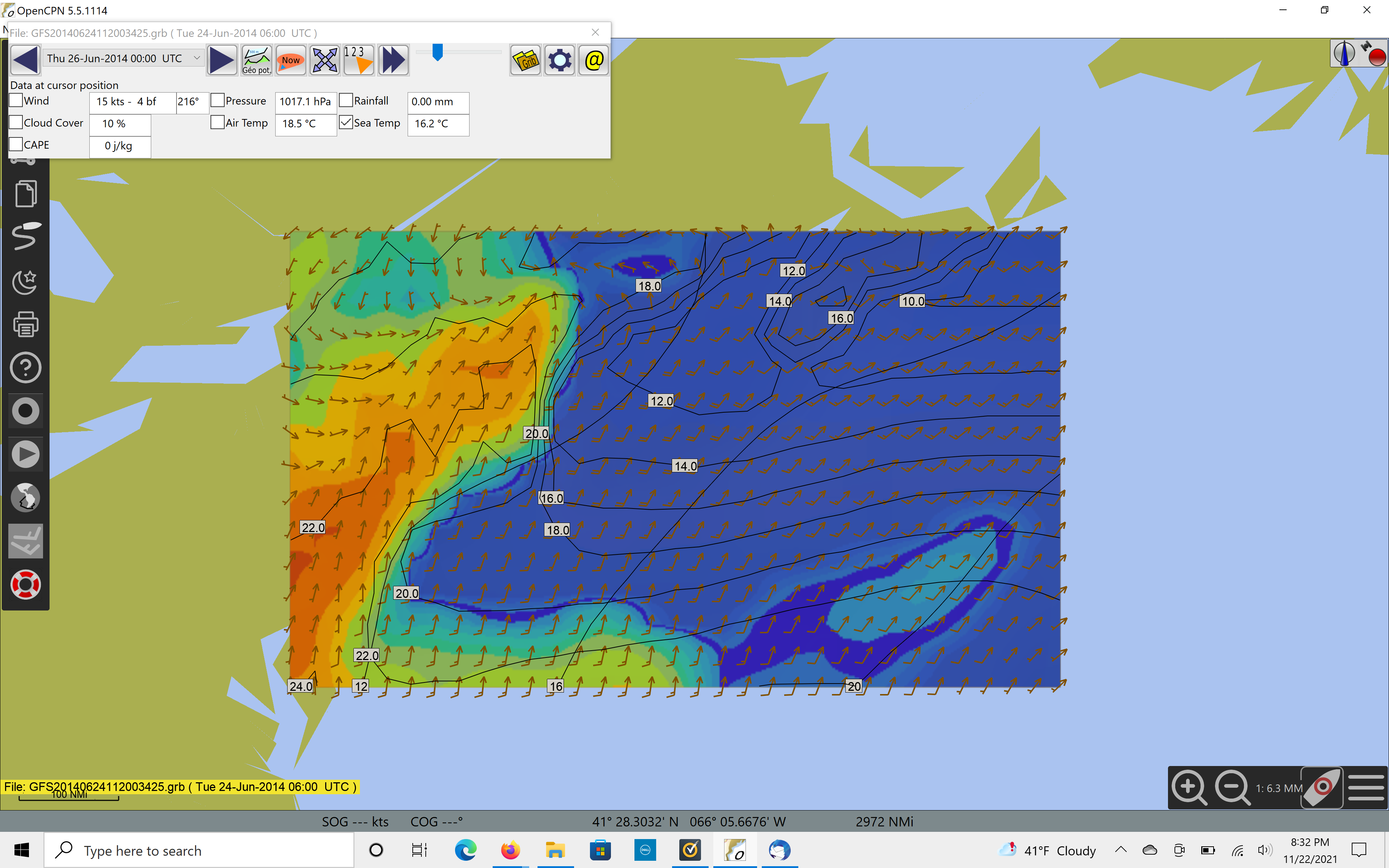 Grib shading broken? · OpenCPN OpenCPN · Discussion #2479 · GitHub
