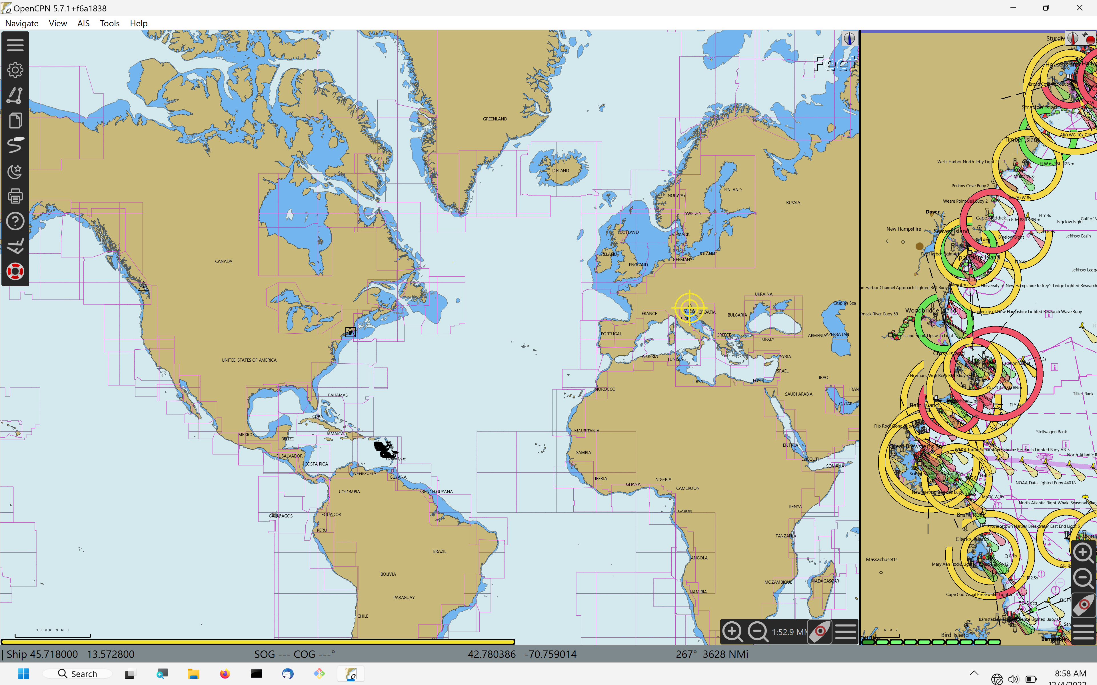 Charts: Does not prompt for rebuild of Chart Database when Chart Group ...