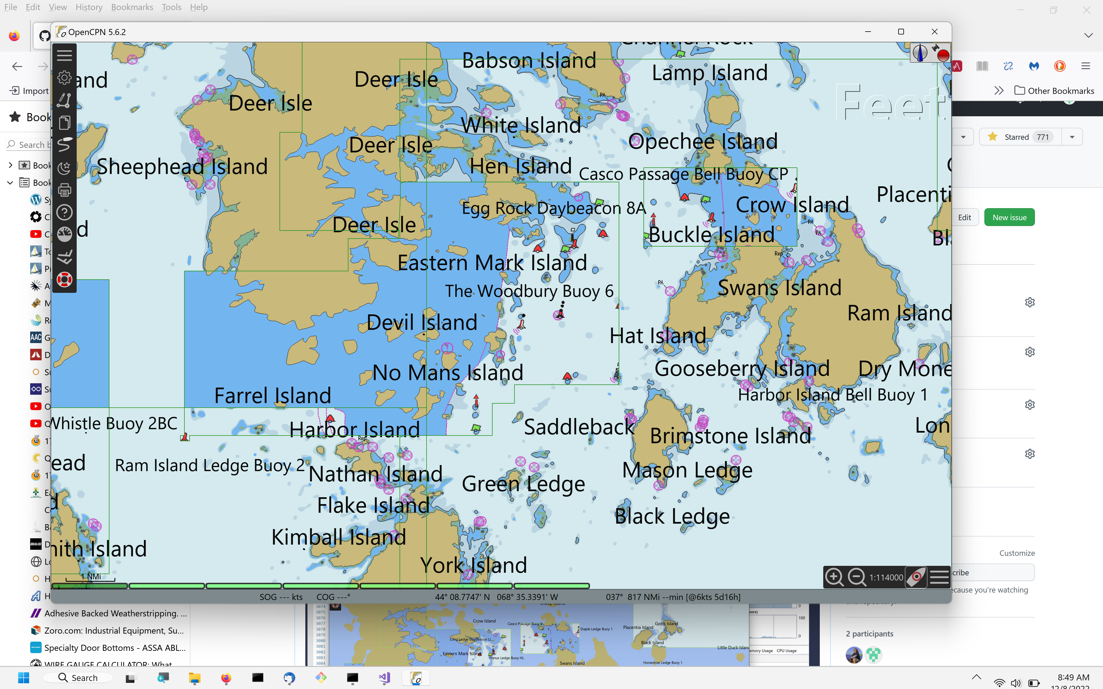 Charts: USCG Region 01 Deer Isle area missing charts · Issue #2860 ...