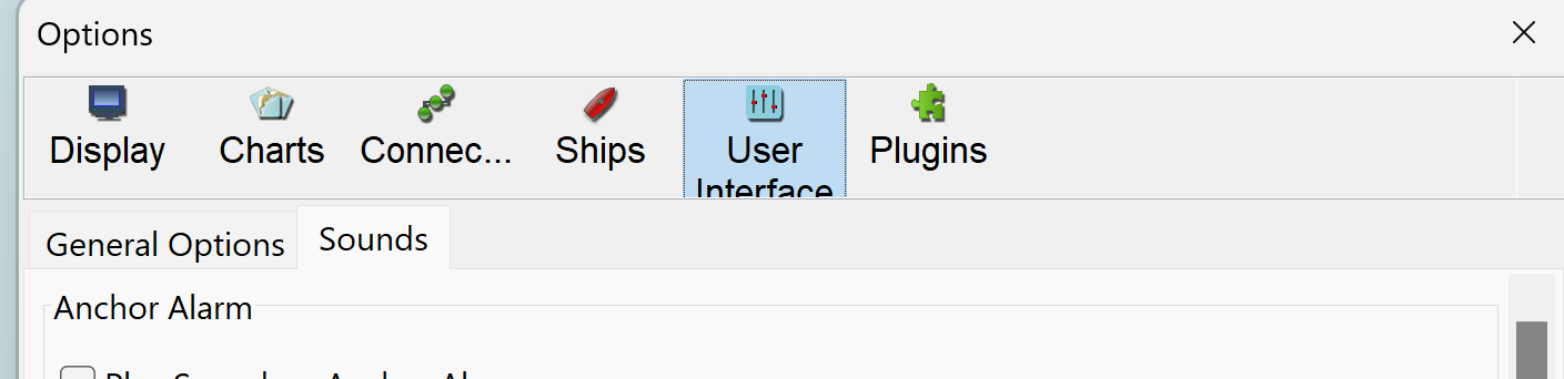 UI: Options Menu (Update) Make it Taller · Issue #2868 · OpenCPN/OpenCPN · GitHub