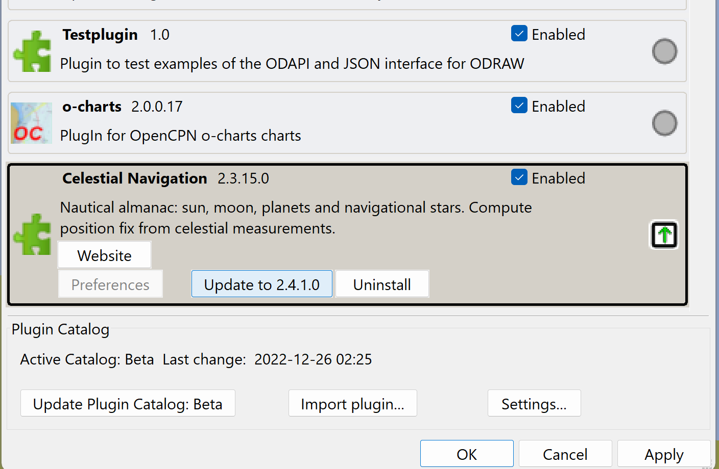 PIM: Bug Use Checkbox before downloading. · Issue #2890 · OpenCPN/OpenCPN · GitHub
