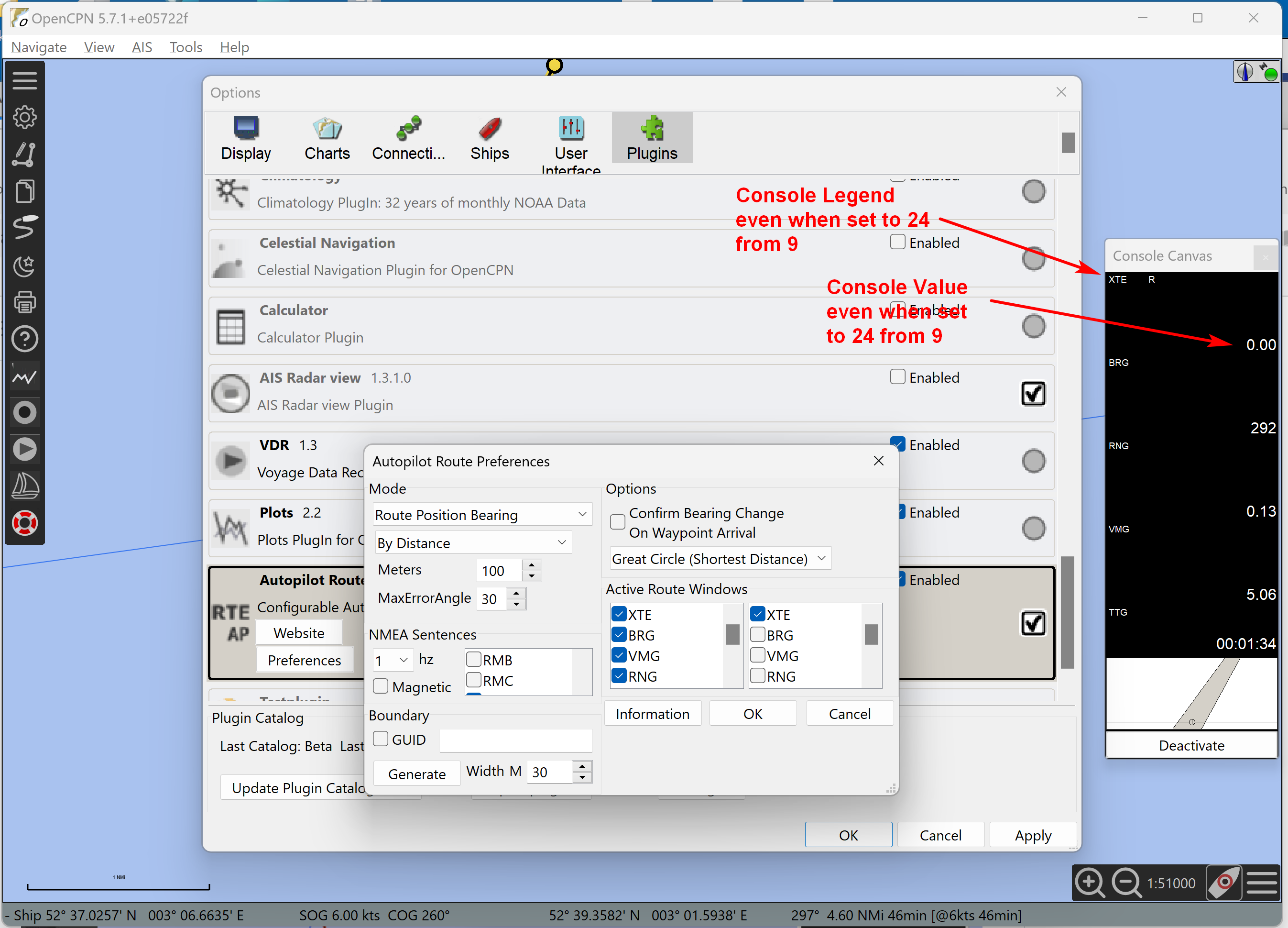 Console Text Size Issues High Res Screens Issue 2926 OpenCPN