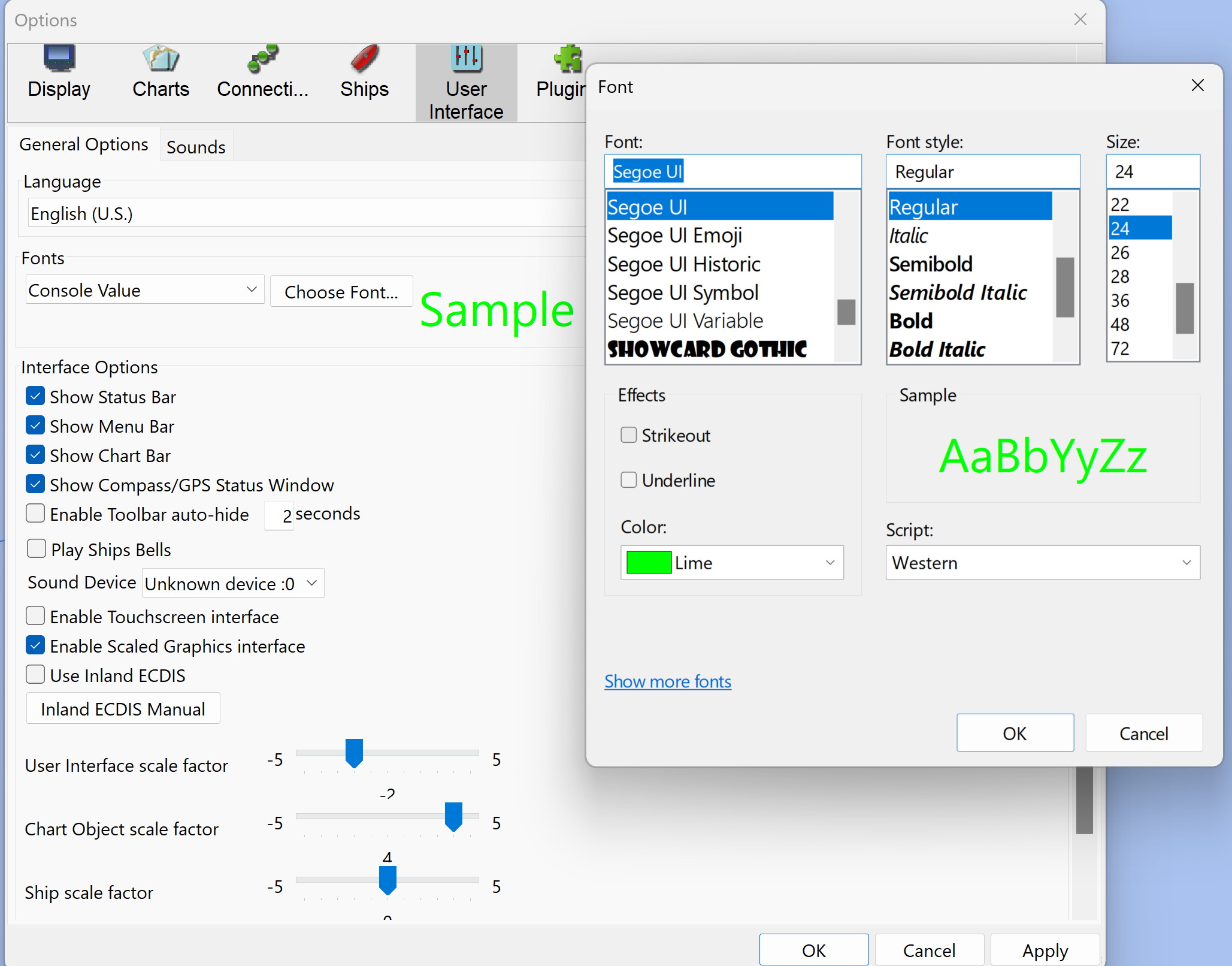 Console Text Size issues: High res screens. · Issue #2926 · OpenCPN/OpenCPN · GitHub