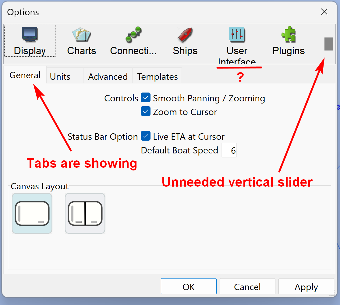 UI: Options Menu (updated) · Issue #2953 · OpenCPN/OpenCPN · GitHub