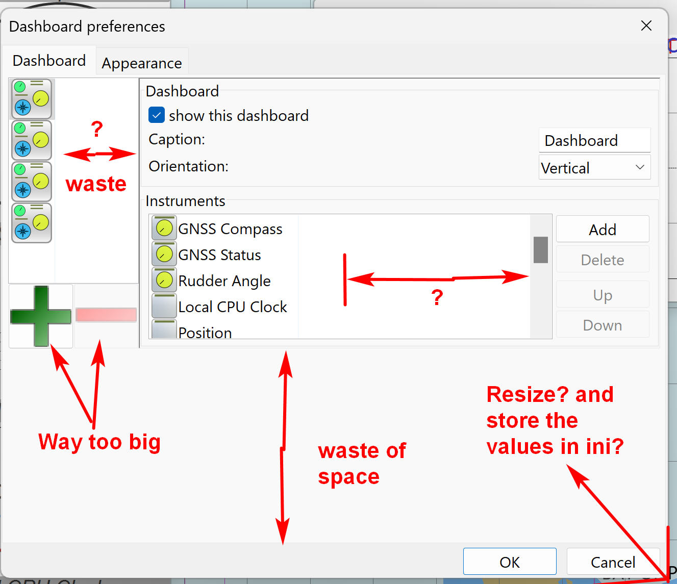 UI: PI Dashboard Preferences · Issue #2957 · OpenCPN/OpenCPN · GitHub