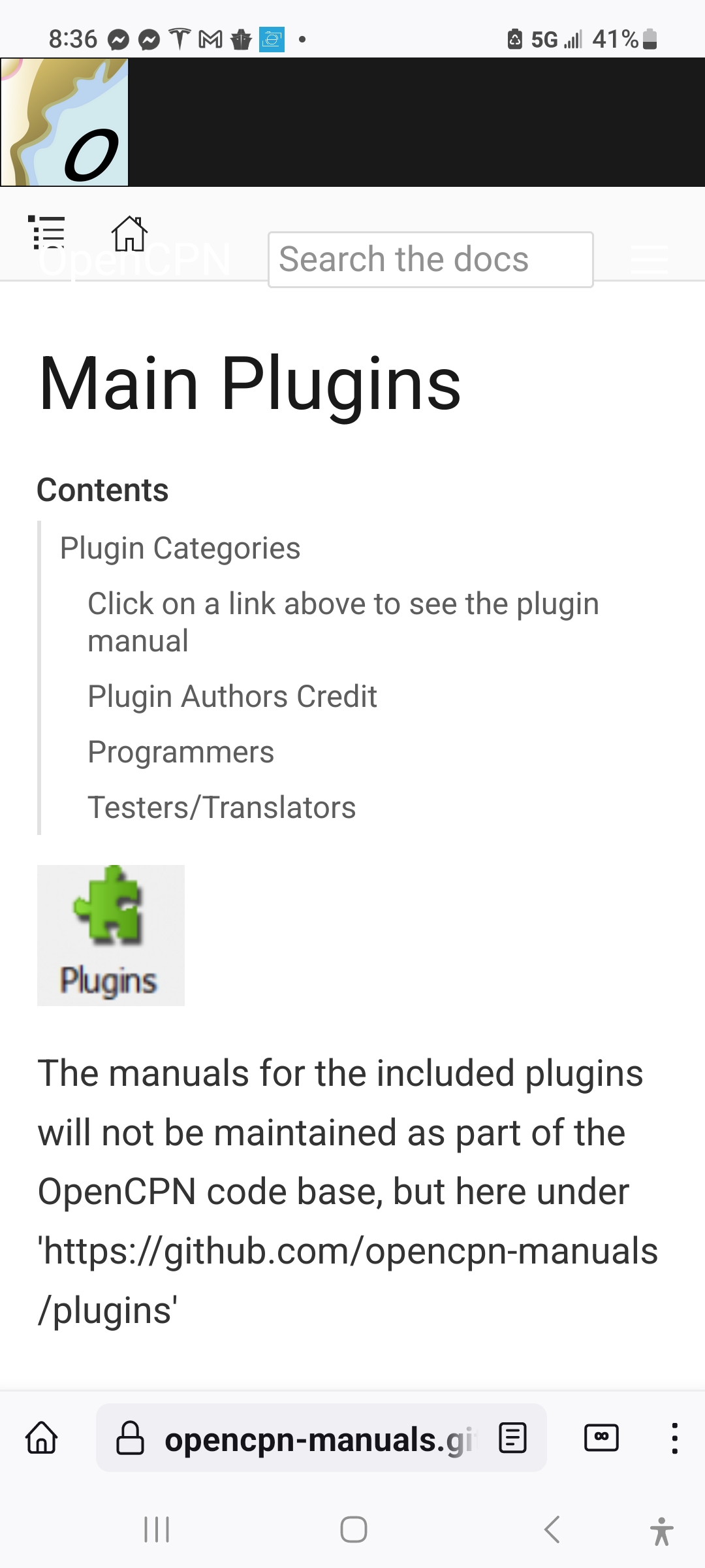 Ascii outline table missing on Android Cell · Issue #48 · opencpn-manuals/development · GitHub
