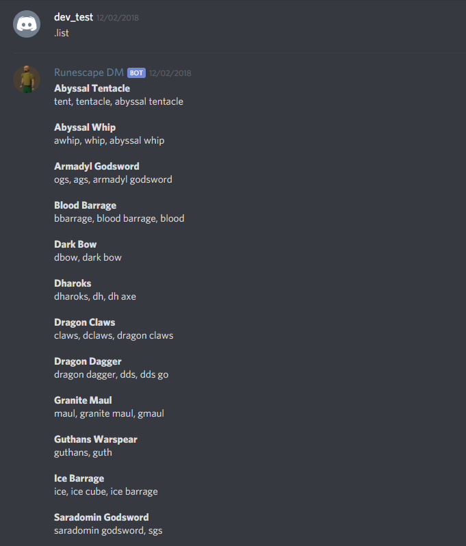 GitHub - Raymond-JV/DiscordDM: Runescape deathmatch game for Discord