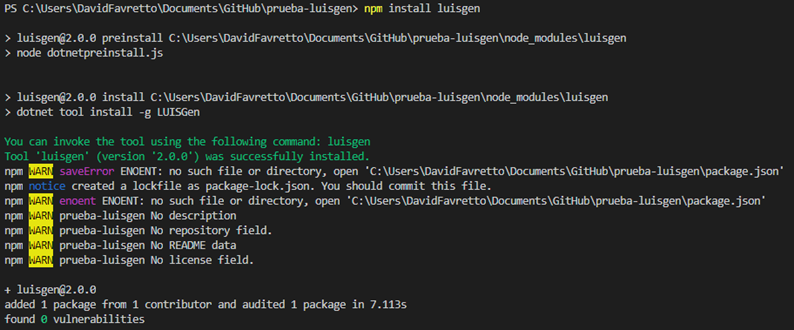 LUISGen dotnet tool is always installed globally · Issue #679 · microsoft/botbuilder-tools · GitHub