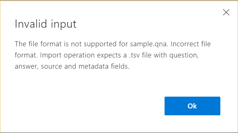 [webapi][11 Qnamaker] Prerequisite File Cannot Be Imported To Qna Maker Kb · Issue 821