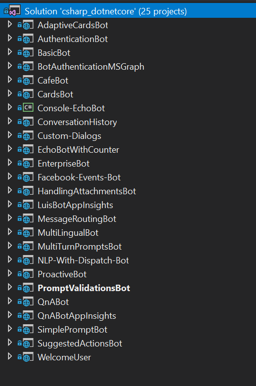 [netcore][12.nlp with luis] LuisBot project missing from global netcore Solution · Issue #840 ...