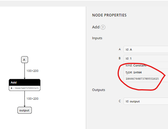 int64 tensor value interpreted and displayed as unsigned int64 · Issue #264 · lutzroeder/netron ...
