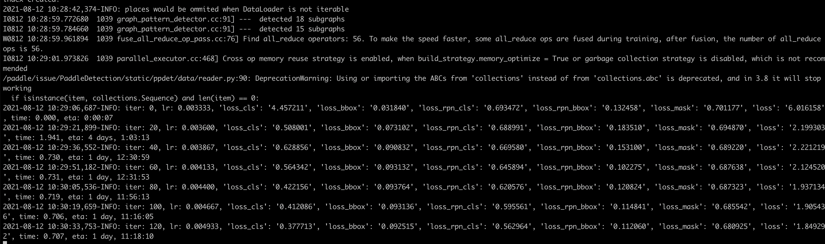 paddleslim 的prune.py会出现`Segmentation fault` is detected by the operating system.错误 · Issue #3960 ...