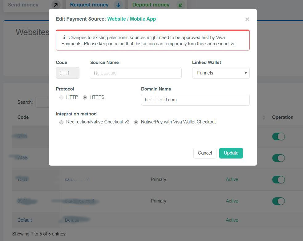 The specified api action is disabled for the merchant · Issue #1197 · VivaPayments/API · GitHub