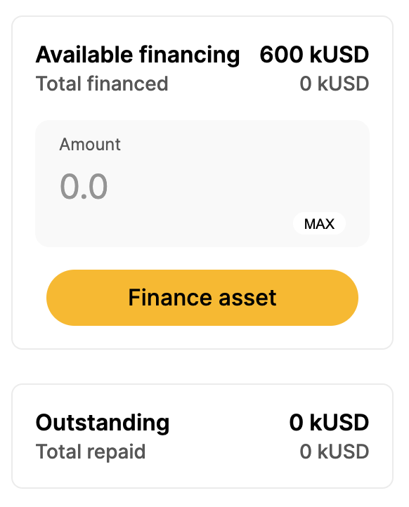 Asset financing · Issue #844 · centrifuge/apps · GitHub