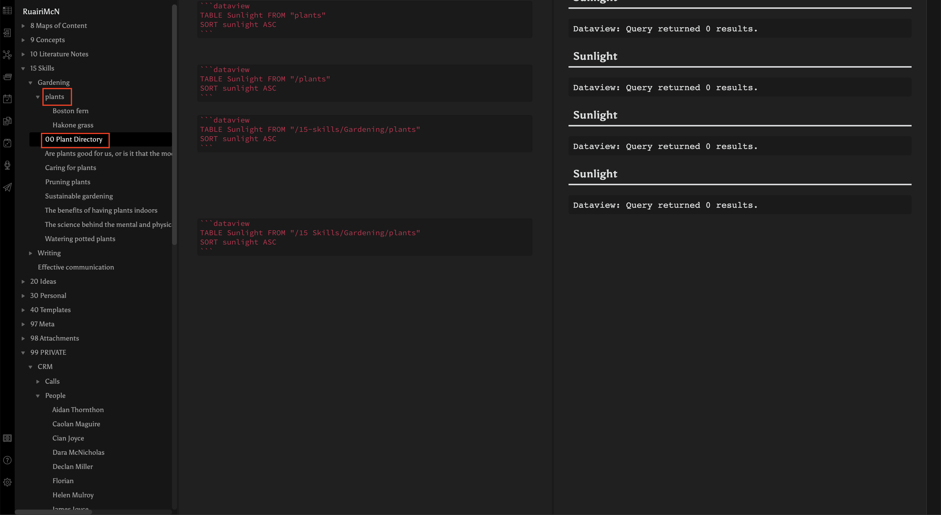 Can't get folder query to work · Issue #242 · blacksmithgu/obsidian-dataview · GitHub