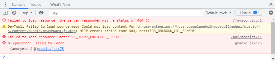 Failed to load source when launch(share = True) · Issue #301 · gradio ...